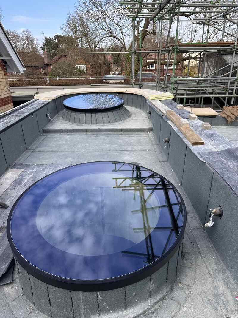 Round Flat Roof